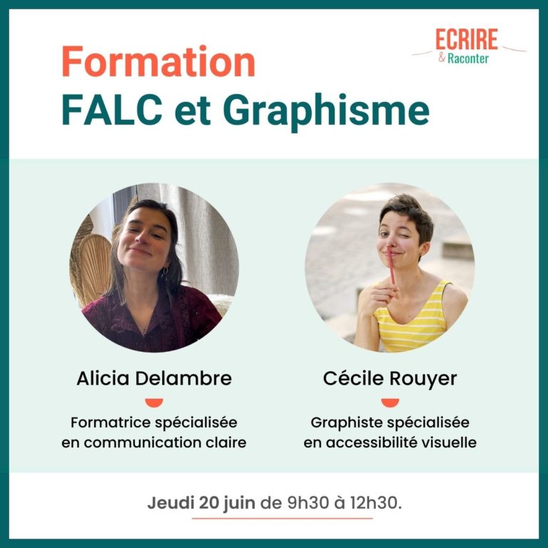 Formation : FALC et Graphisme - Ecrire et Raconter